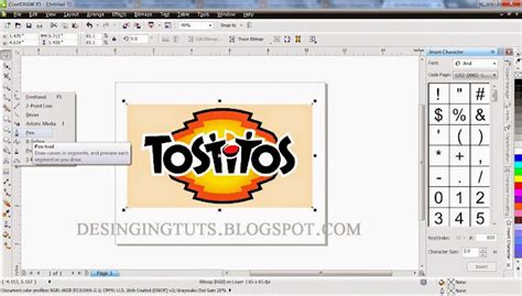 Trace The Logo In Corel Draw With Easy Steps Designing Tuts
