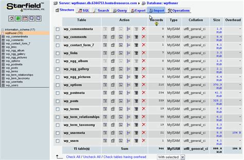 Wordpress Как установить демо контент Импортирование Sql через панель