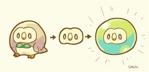 Rowlet Pokemon Drawn By Tetori Danbooru