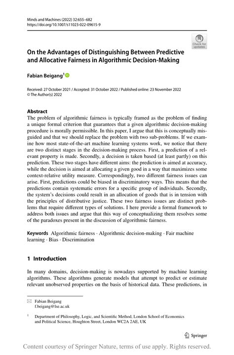 Pdf On The Advantages Of Distinguishing Between Predictive And