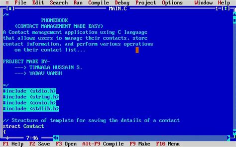Hussain Tinwala On Linkedin Cprogramming Phonebook Opensource Github Cpp Graphics