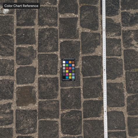 Offset Cobblestone Floor Texture Charcoal Poliigon