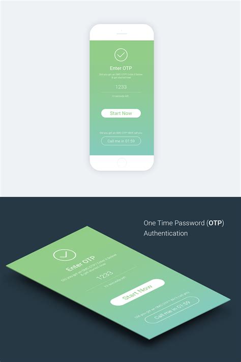 One Time Password Otp Authentication On Behance