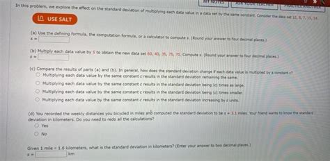 Solved In This Problem We Explore The Effect On The