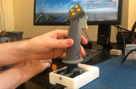 Archivo Stl Gratis Joystick De Simulación De Vuelo Con Sensores De Efecto Hall Y Arduino 🕹️