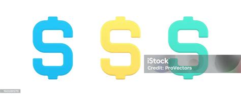 달러 Usd 미국 통화 교환 기호 은행 청구서 금융 현금 돈 3d 아이콘 세트 벡터 0명에 대한 스톡 벡터 아트 및 기타 이미지 0명 경제 고대 유물 Istock