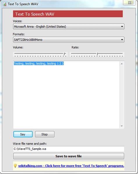 Text To Speech To Turn Any Text Into A Wav File Nextofwindows Com