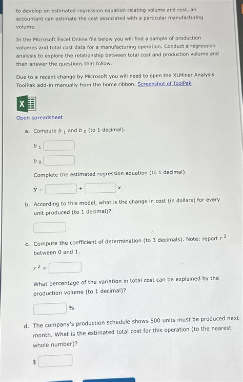 To Develop An Estimated Regression Equation Relating