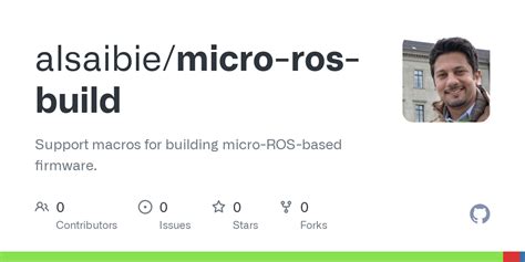 Github Alsaibie Micro Ros Build Support Macros For Building Micro Ros Based Firmware