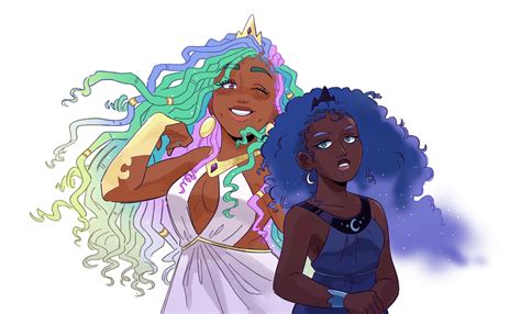 Luna And Celestia Human