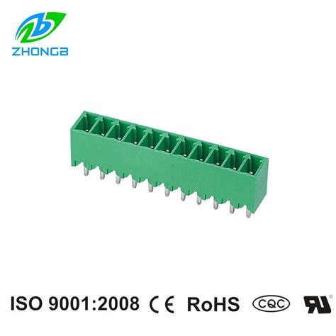 Buy Pcb Pluggable Terminal Block Connector Edgk Mm Pitch Connector From Ningbo Zhongbo