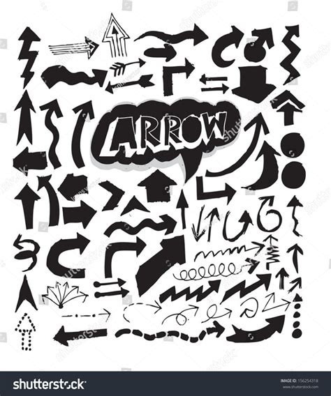 Arrow Icon Set Vector Design Stock Vector Royalty Free Shutterstock