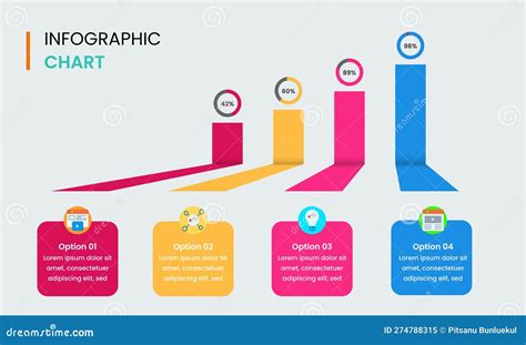 Colorful Pie Chart Infographic Design Vector Illustration 38143314