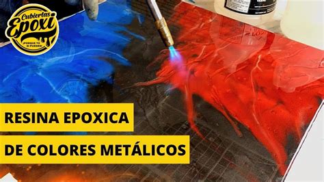 Resina Epoxica De Colores Metálicos 🧑🏻‍🏭 Cubiertas Epoxi Youtube