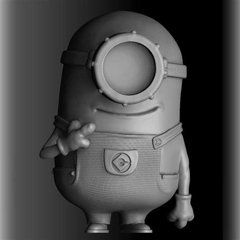 Minion Carl 3d Model By Naeem32