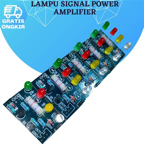LAMPU LED SIGNAL CLIP INDIKATOR POWER AMPLIFIER Lampu Klip Untuk Power Amplifier Sinyal Clip