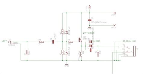 Class A MOSFET Headphone Amplifier R Amps