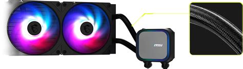 Msi Mag Coreliquid A13 240 Argb 240mm Liquid Cpu Cooler Th Ma1324