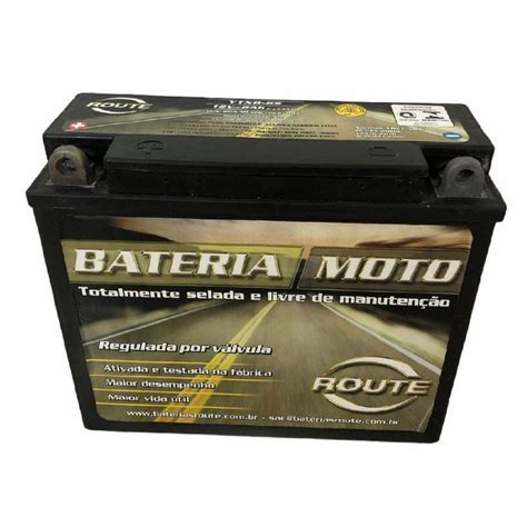 Bateria De Moto Route Ytx Bs V Ah Bateria De Moto Magazine Luiza
