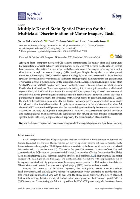 pdf multiple kernel stein spatial patterns for the multiclass