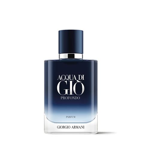Acqua Di Giò Profondo Parfum The Deep Freshness Of The Sea Armani Beauty