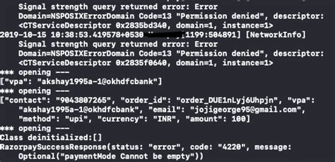 Razorpay UPI Collect Request Custom Sdk Issue Razorpay Razorpay Pod GitHub