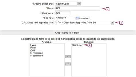 About Grade Point Averages