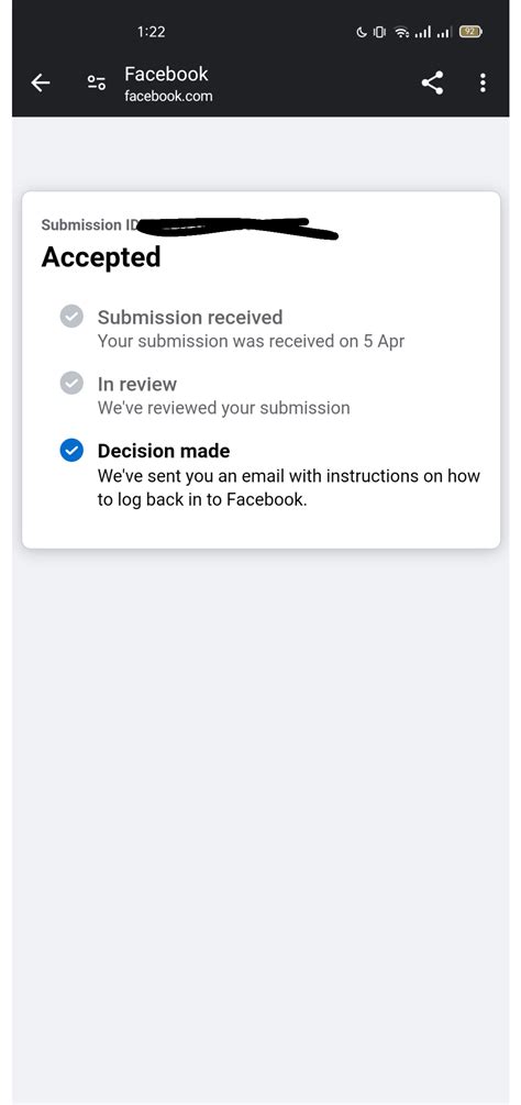 Facebook Locked My Account Accepts My Id For Verification But Doesnt Send Me An Email R