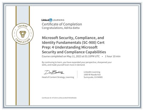 Adrita Datta On Linkedin Certificate Of Completion