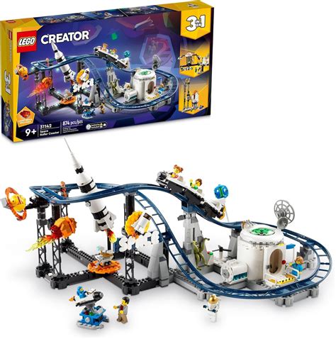 Lego Creator 3 In 1 Space Roller Coaster Building Toy Set Featuring A Roller Coaster Drop Tower