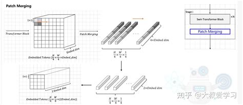 图解代码 Swin Transformer 1 W Msa和patch Merging 知乎