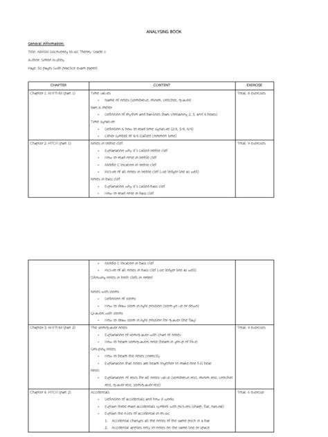 Analyzing Method Book Pdf Scale Music Tempo