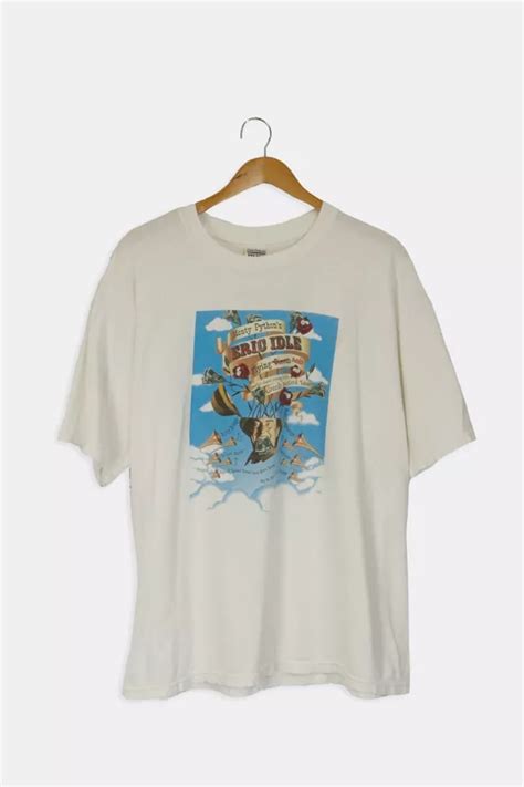 Vintage Monty Python Eric Idle Flying Circus Solo Graphic T Shirt