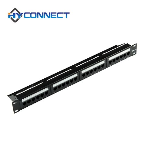 RJ45 Network Patch Panel 24 Port UTP Female Cat 5e China RJ45 Cat5e UTP Patch Panel And