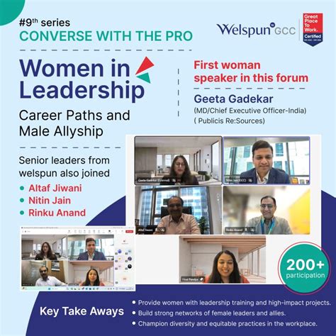 Nitin Jain On Linkedin Geeta Gadekar It Was A Privilege For Welspun