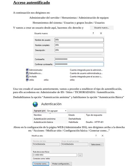 Instalación y configuración de IIS Windows