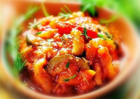 Эликсир молодости Рататуй на восточный манер Ratatouille Recette Recette Ratatouille