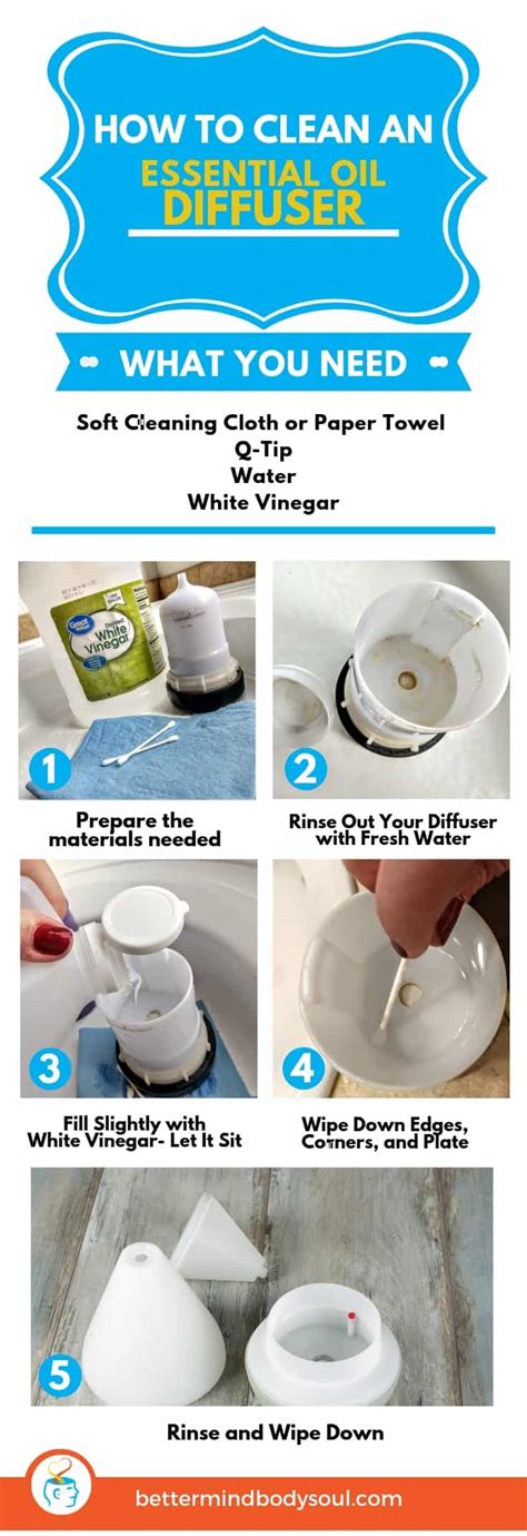How To Clean An Essential Oil Diffuser Quick Easy Step By Step Guide