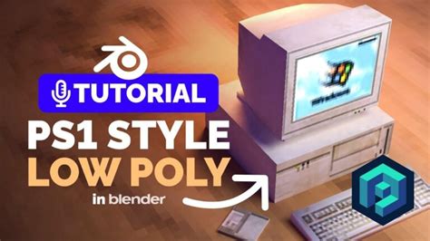 ps1 style in blender tutorial polygon runway blendernation bazaar