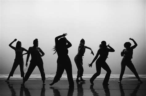 Group Of Women Dancing On Top Of A Dance Floor