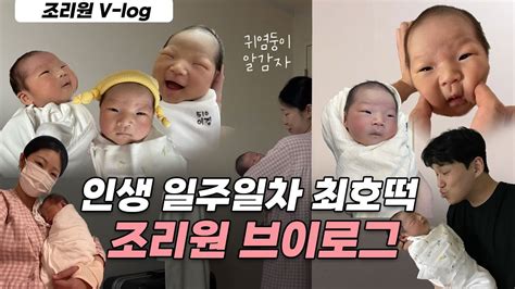 조리원vlog 먹고자는 신생아 일상👶🏻 생후 6일 ~ 17일의 기록 Youtube
