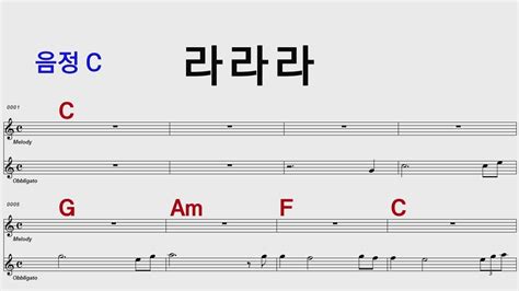 라라라 Sg워너비 C코드 통기타 카포 악보영상 Youtube