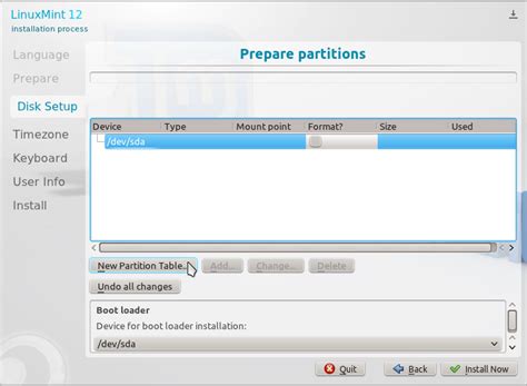 Manual Disk Partitioning Guide For Linux Mint KDE LinuxBSDos