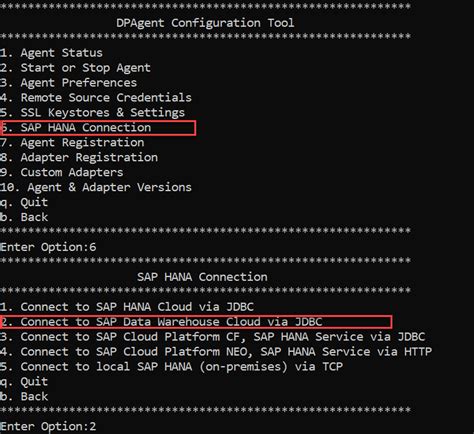 Sap Data Warehouse Cloud Dp Agent Set Up And Con Sap Community