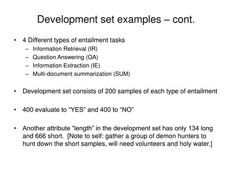 Ppt Third Recognizing Textual Entailment Challenge Powerpoint Presentation Id 2411377