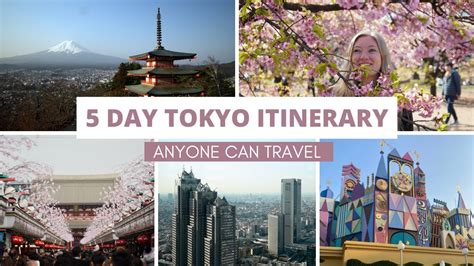 5 Day Tokyo Japan Itinerary In 5 Minutes Youtube