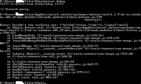 Javascript Erro Ao Tentar Rodar O Projeto No Meteor Stack Overflow