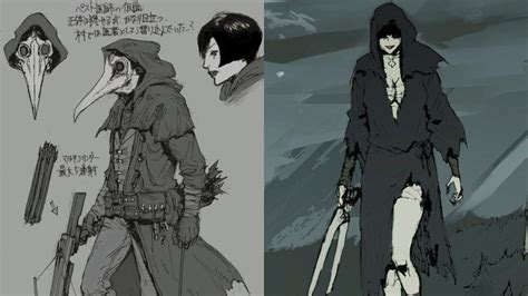 Resident Evil Village Art Book Shows Ada Wong Early Lady Dimitrescu