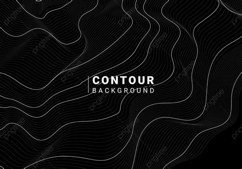 흑백 추상 지도 등고선 배경 템플릿 Psd 다운로드 디자인 자료 다운로드