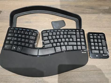 Microsoft Sculpt Ergonomic Wireless Keyboard And Number Pad Uk Numeric Keypad £95 24 Picclick Uk